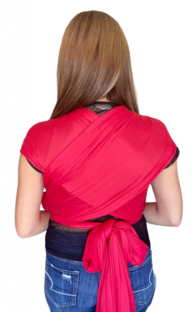 Fular Elástico Ergonómico para bebés Recién Nacidos hasta 8 kilos Rojo ...