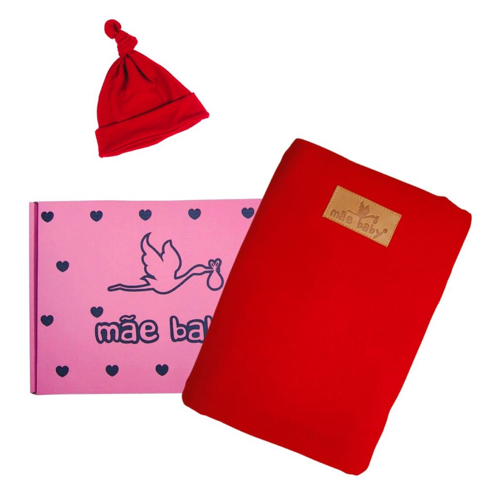 Fular Ergonómico Elástico Algodón Ligero Soporta Hasta 10 Kg Rojo ...