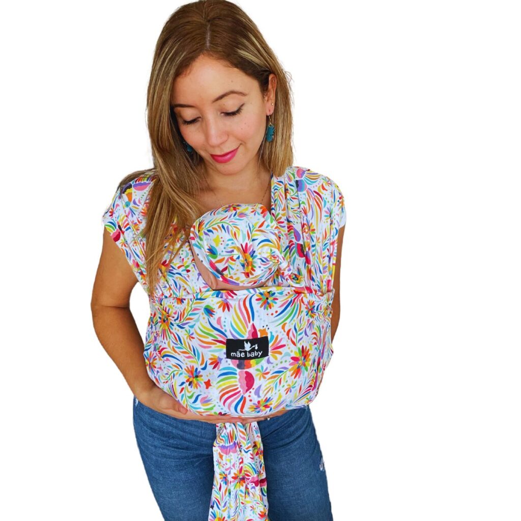 Fular Elástico Ergonómico para bebés Recién Nacidos hasta 8 kilos Otomí ...